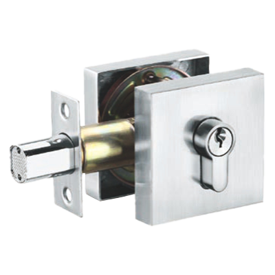 Entry Door Lock Deadbolt Square | Timberman Designs